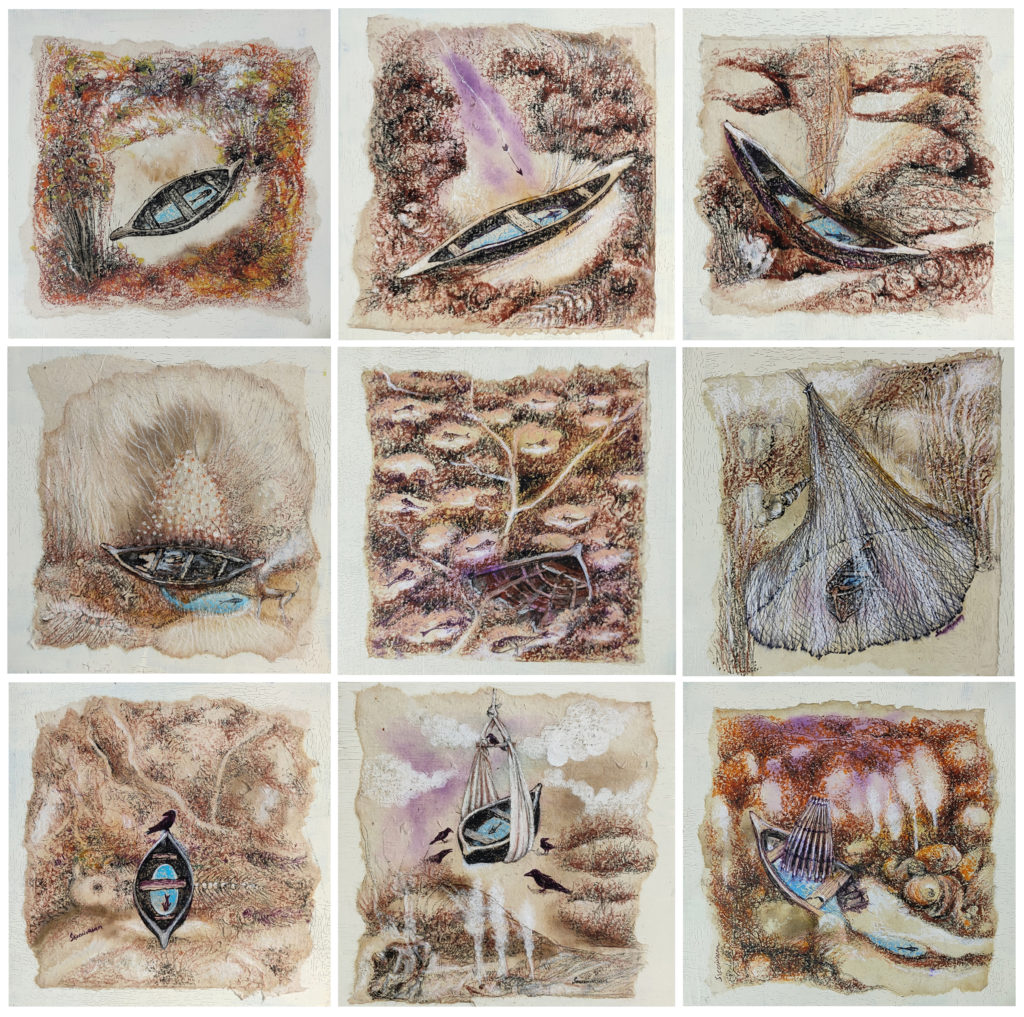 “Survival” Artwork by Sreeni Vasan – ArtDHope Foundation